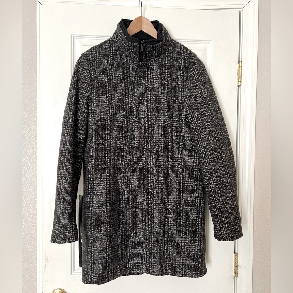 Zara Tweed Peacoat - Gem